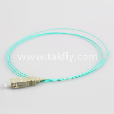 Customized length SC fiber optic pigtails single mode MM fiber optical pigtails