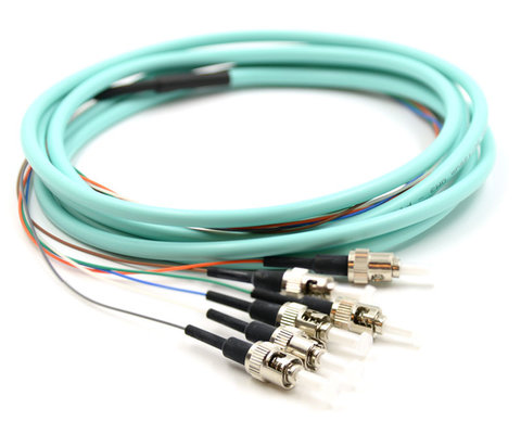 12 color 0.9mm Single mode multi mode 1m 1.5m SC/LC/ST/FC fiber optic pigtails