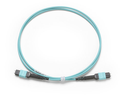 Customized 12/24 OM3 MPO/MTP jumper Low loss standard loss MPO fiber patch cord