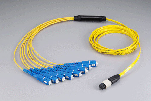 8/12/24 single mode senko LSZH MPO/MTP-LC/SC fiber patch cord jumper