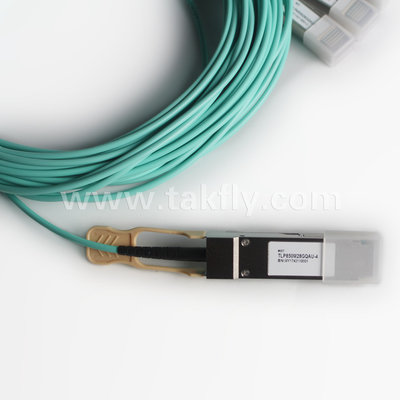 Customized 3,5,10m Qsfp aoc cable LSZH Om3 Active optical cable