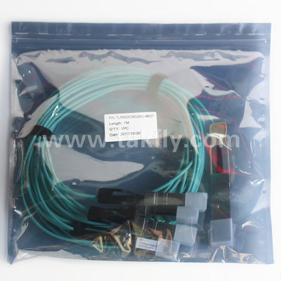 Customized 3,5,10m Qsfp aoc cable LSZH Om3 Active optical cable