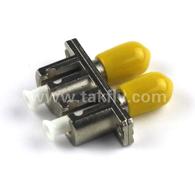 ST-FC hybrid fiiber optic adapter duplex metal ST to FC fiber optic coupler