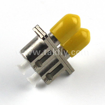 ST-FC hybrid fiiber optic adapter duplex metal ST to FC fiber optic coupler