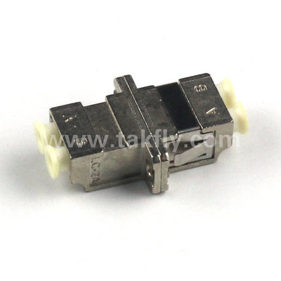 LC UPC fiiber optic adapter duplex metal LC fiber optic coupler