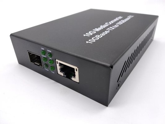 10G long jumbo frame sfp interface fiber optic ethernet media converter