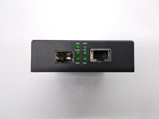 10G long jumbo frame sfp interface fiber optic ethernet media converter