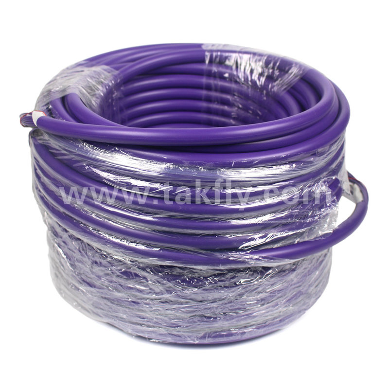 Om4 fiber optic cable indoor voilet distribution FO cable G652d round cable