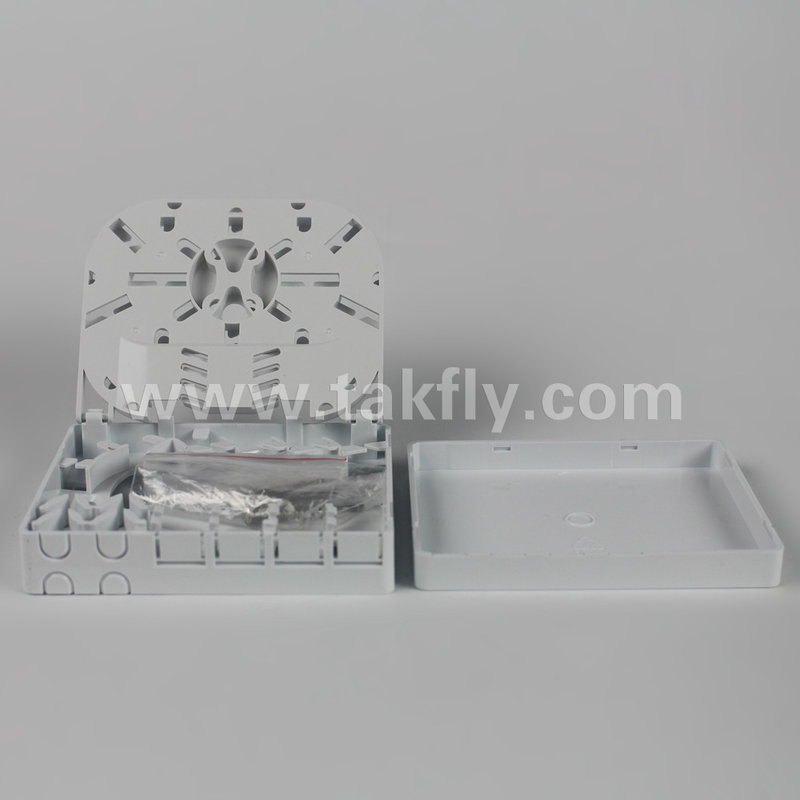 4 port Plastics ABS fiber terminal box SC LC fiber termination box