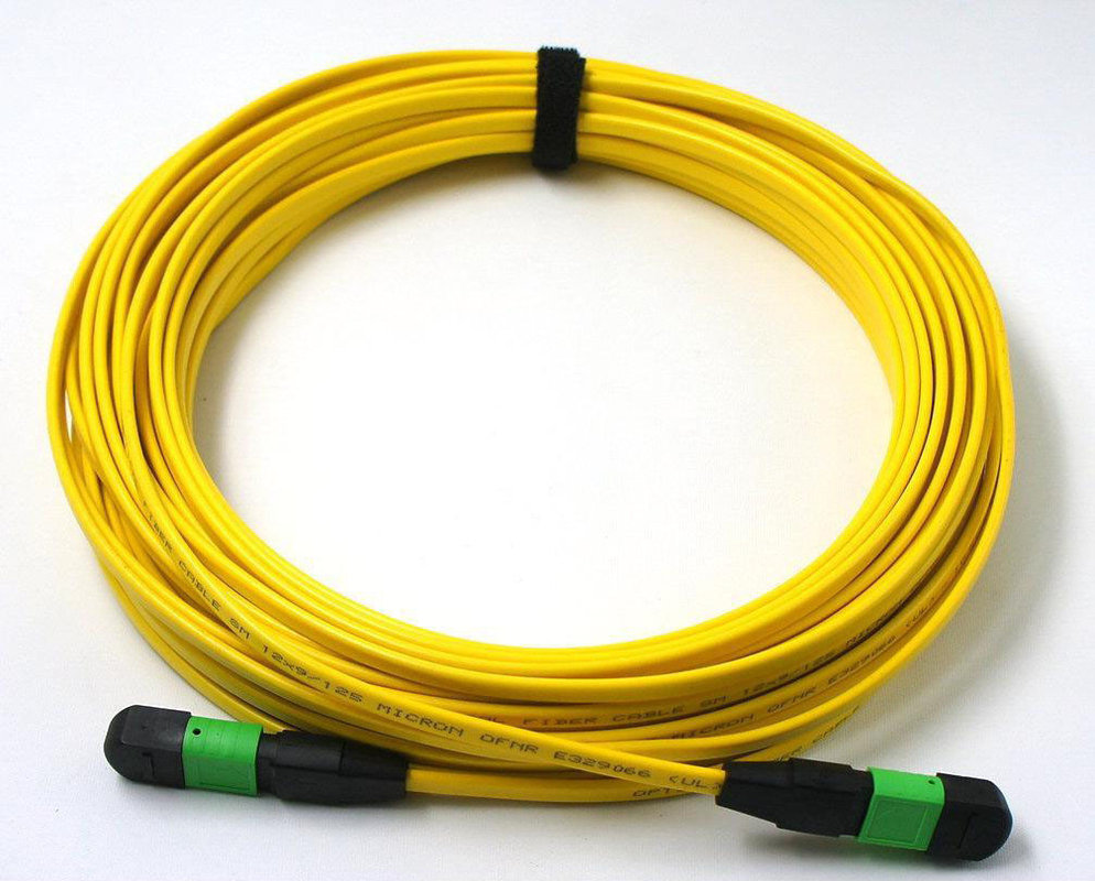 MPO/MTP APC single mode male type MPO/MTP fiber patch cord jumper