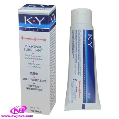 Johnson and Johnson KY jelly personal lubricant 100g