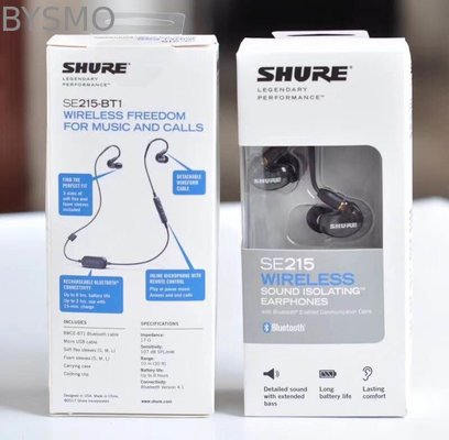 shure SE215-BT1 wireless freedom for music and calls