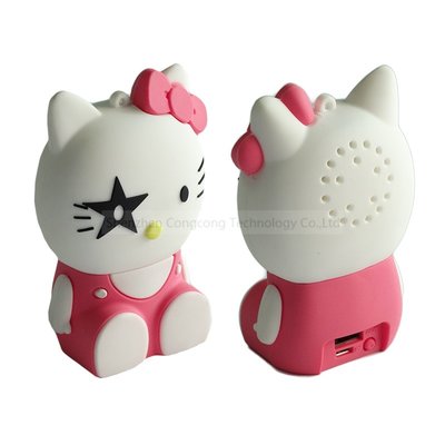 Mini 3W portable cute cartoon wireless bluetooth speaker with super bass sound Customized