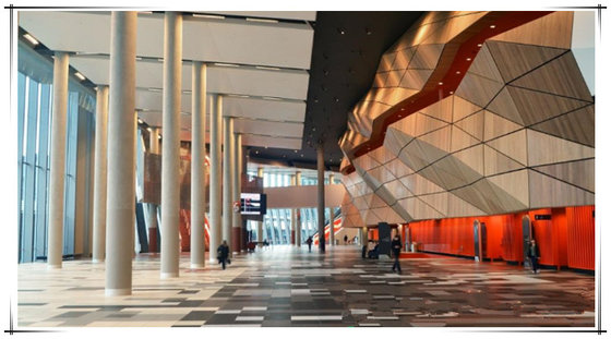 Weather Resistant And Good Quality Office Building Wall Cladding