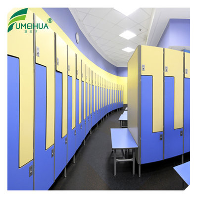 Z type 12mm hpl school storage locker cabinet