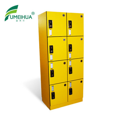 Compact grade laminate sturdy storage cabinet parcel locker with coin lock