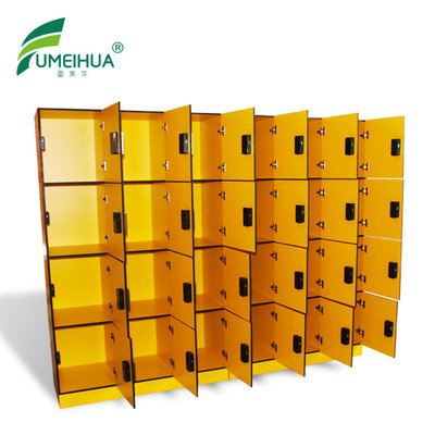 Compact grade laminate sturdy storage cabinet parcel locker with coin lock