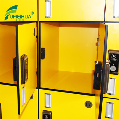 Compact grade laminate sturdy storage cabinet parcel locker with coin lock