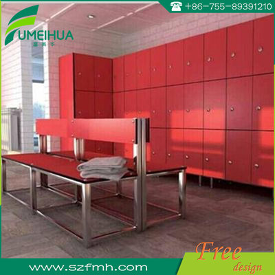 12mm thickness formica brand fireproof cheap price locker on sale 6 door locker