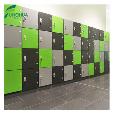 waterproof and damp proof pin pad locked HPL Gym Stadium Locker