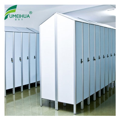 color mixed anti bacterial school student locker 2 tier locker