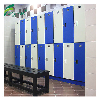 color mixed anti bacterial school student locker 2 tier locker