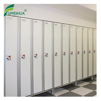 Activity price compact laminate wooden grain Storage cabinet HPL lockers