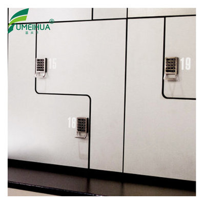 waterproof and damp proof pin pad locked HPL Gym Stadium Locker