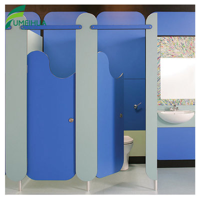 made in china 12mm Customized Floor to Ceiling HPL Door Toilet Compact HPL Board Toilet Partition