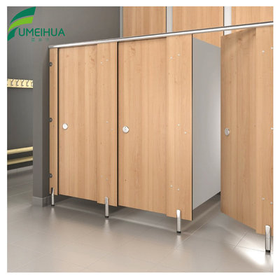 made in china 12mm Customized Floor to Ceiling HPL Door Toilet Compact HPL Board Toilet Partition