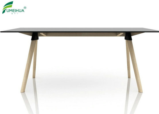 Waterproof Solid Wood Color HPL Phenolic Resin Compact Laminate Restaurant Dining Table Top