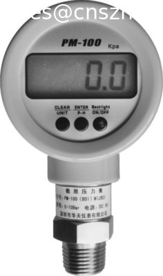 3-LED Digital pressure gauge PM-100