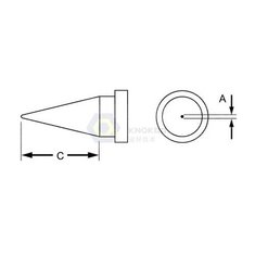 China Weller LT1L Chisel Soldering Tip for WSD81,WSP80 Iron - 0.008"x0.98" supplier