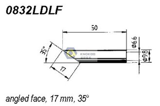 China ERSADUR 0832LDLF Long-Life Soldering Tip for ANALOG 60/60A,ANALOG 80/80A,DIGITAL 2000A supplier