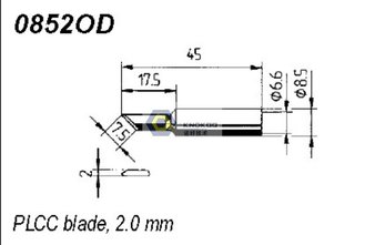 China ERSADUR 0832OD Long-Life Soldering Tip for ANALOG 60/60A,ANALOG 80/80A,DIGITAL 2000A supplier
