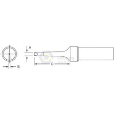 China Weller ETR soldering tip for Weller soldering station WES51,WESD51,iron EC1201A, PES51 supplier