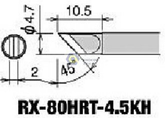 China Goot RX-80HRT-4.5KH soldering tips for Goot RX-802AS,RX-852AS soldering station supplier