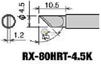 China Goot RX-80HRT-4.5K soldering tips for Goot RX-802AS,RX-852AS soldering station supplier