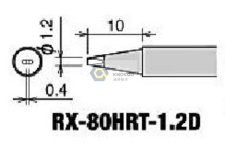 China Goot RX-80HRT-1.2D soldering tips for Goot RX-802AS,RX-852AS soldering station supplier