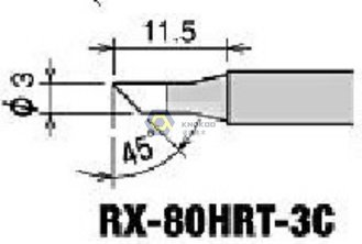 China Goot RX-80HRT-3C soldering tips for Goot RX-802AS,RX-852AS soldering station supplier