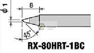 China Goot RX-80HRT-1BC soldering tips for Goot RX-802AS,RX-852AS soldering station supplier