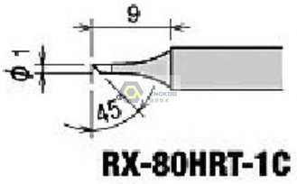 China Goot RX-80HRT-1C soldering tips for Goot RX-802AS,RX-852AS soldering station supplier