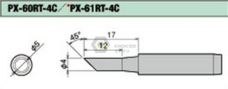China Goot PX-60RT-4C Soldering Iron Tip for GOOT PX-501AS,PX-601AS,PX-701AS,PX-711AS,CXR-31/41 supplier