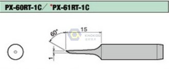 China Goot PX-60RT-1C Soldering Iron Tip for GOOT PX-501AS,PX-601AS,PX-701AS,PX-711AS,CXR-31/41 supplier