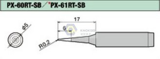 China Goot PX-60RT-SB Soldering Iron Tip for GOOT PX-501AS,PX-601AS,PX-701AS,PX-711AS,CXR-31/41 supplier