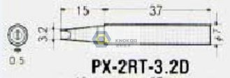 China Goot PX-2RT-3.2D Soldering Iron Tip for GOOT PX-251AS,PX-201,PX-238AS soldering iron supplier
