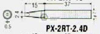 China Goot PX-2RT-2.4D Soldering Iron Tip for GOOT PX-251AS,PX-201,PX-238AS soldering iron supplier