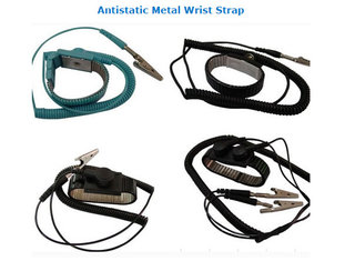 China Antistatic Metal Wrist Strap ESD Protective Ground Bracelet supplier