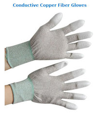 China Conductive Copper Fiber Gloves ESD Safety Gloves supplier