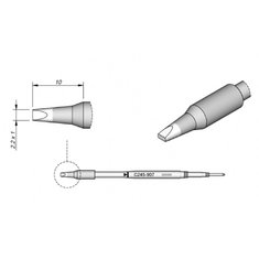 China JBC soldering tips C245907, welding bit C245-907 copper solder tips for JBC T245 handpiece supplier
